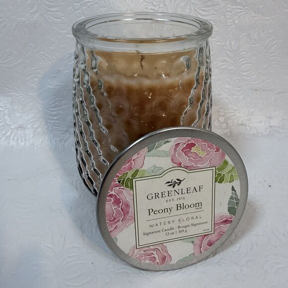 Greenleaf | Accents | Greenleaf Signature Candle Peony Bloom 3oz | Poshmark